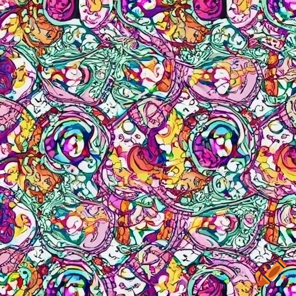 Unique patterns for clothing on Craiyon