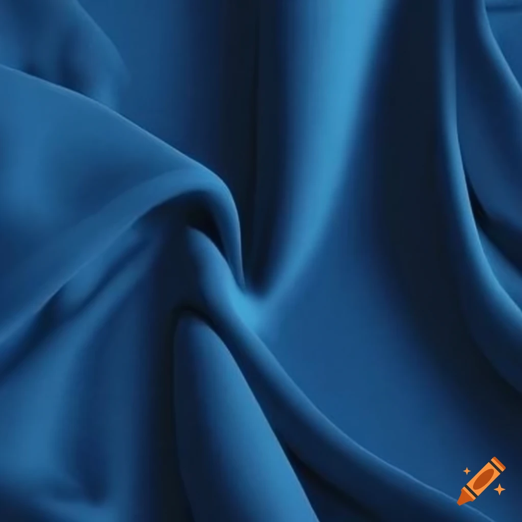 Navy blue draped fabric effect on Craiyon