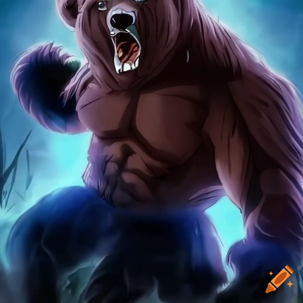 Ultra instinct bear on Craiyon