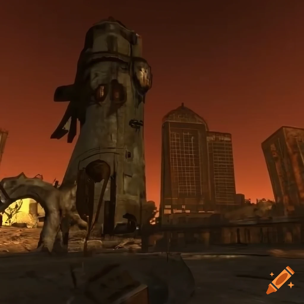 Lucky 38 glowing across the Mojave in Fallout: New Vegas with HD 4K ...