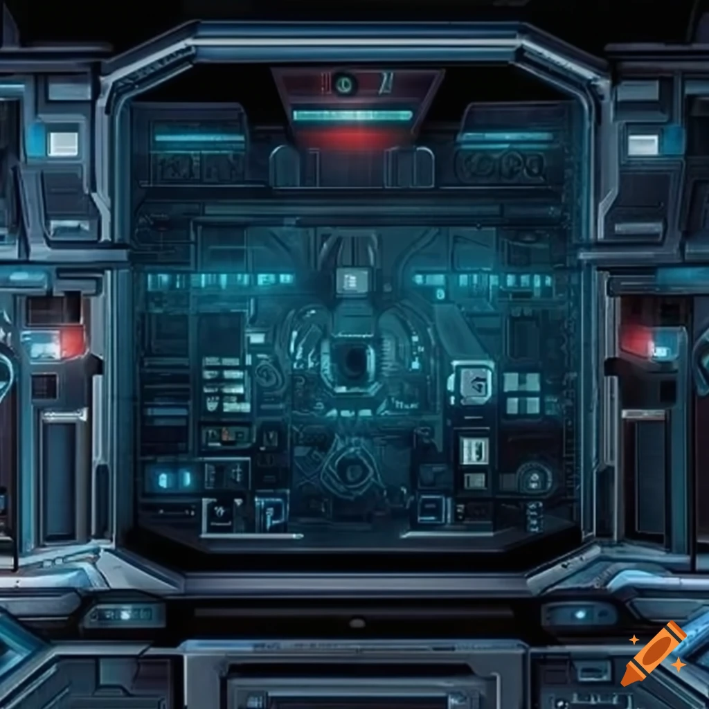 Sci fi control screen