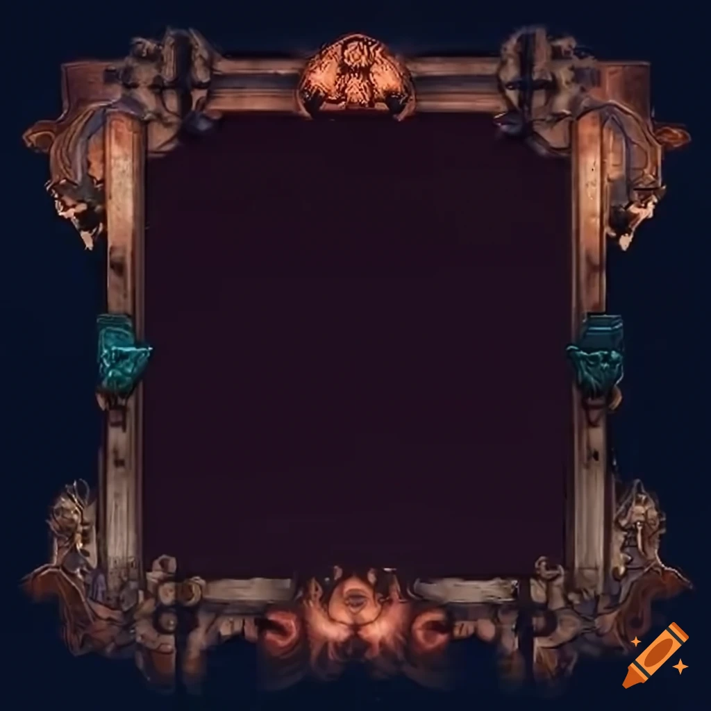 Rpg ui inventory border on Craiyon