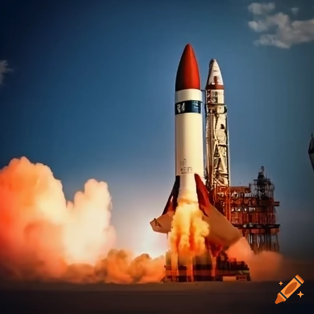 Rocketship on landing pad