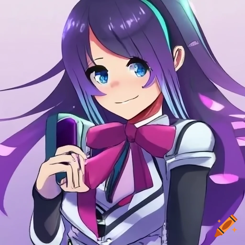 Waifu oc from pocket card jockey video game