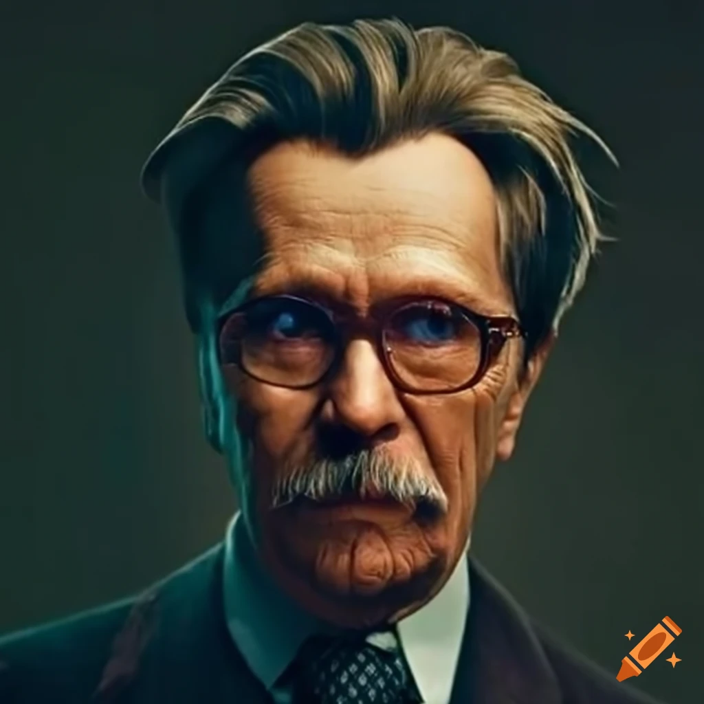 Gary Oldman portraying Jackson Lamb, a 1980s-era MI-5 senior official ...