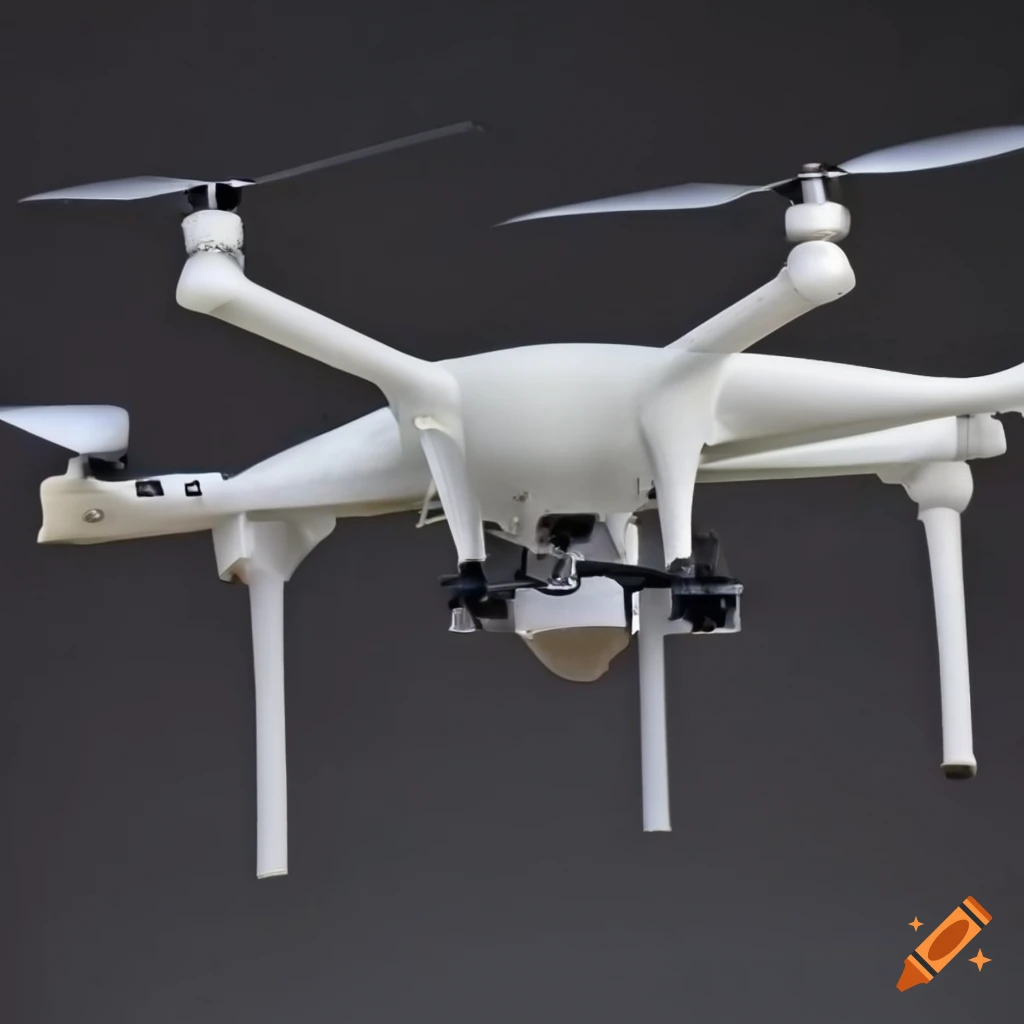 Hand-built unmanned aerial vehicle (UAV) with plastic tubes, wings, and ...