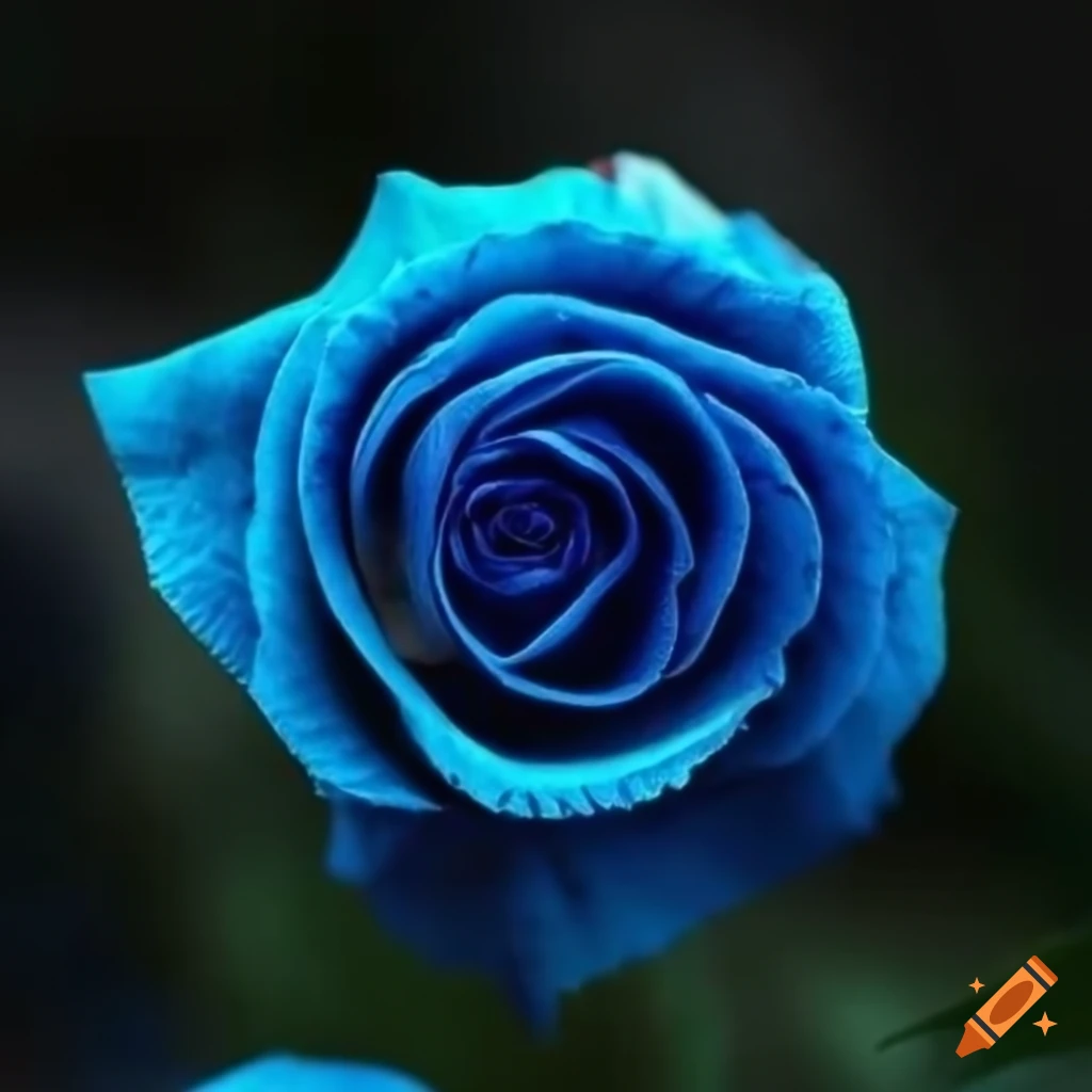 Blue plant from another dimension on Craiyon