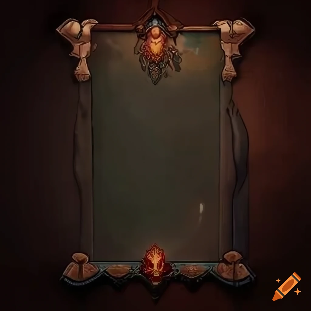 Rpg ui inventory border on Craiyon