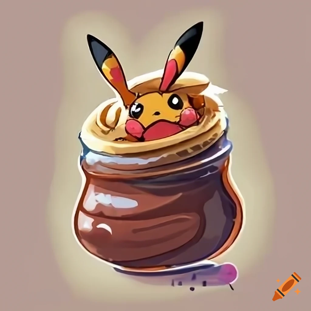 Pokémon nutella on Craiyon