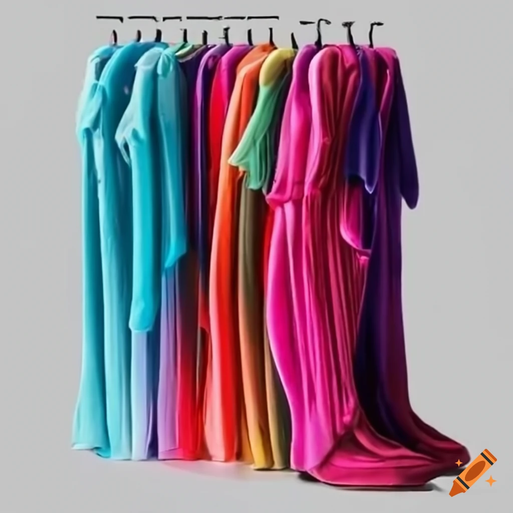 Second hand colorful