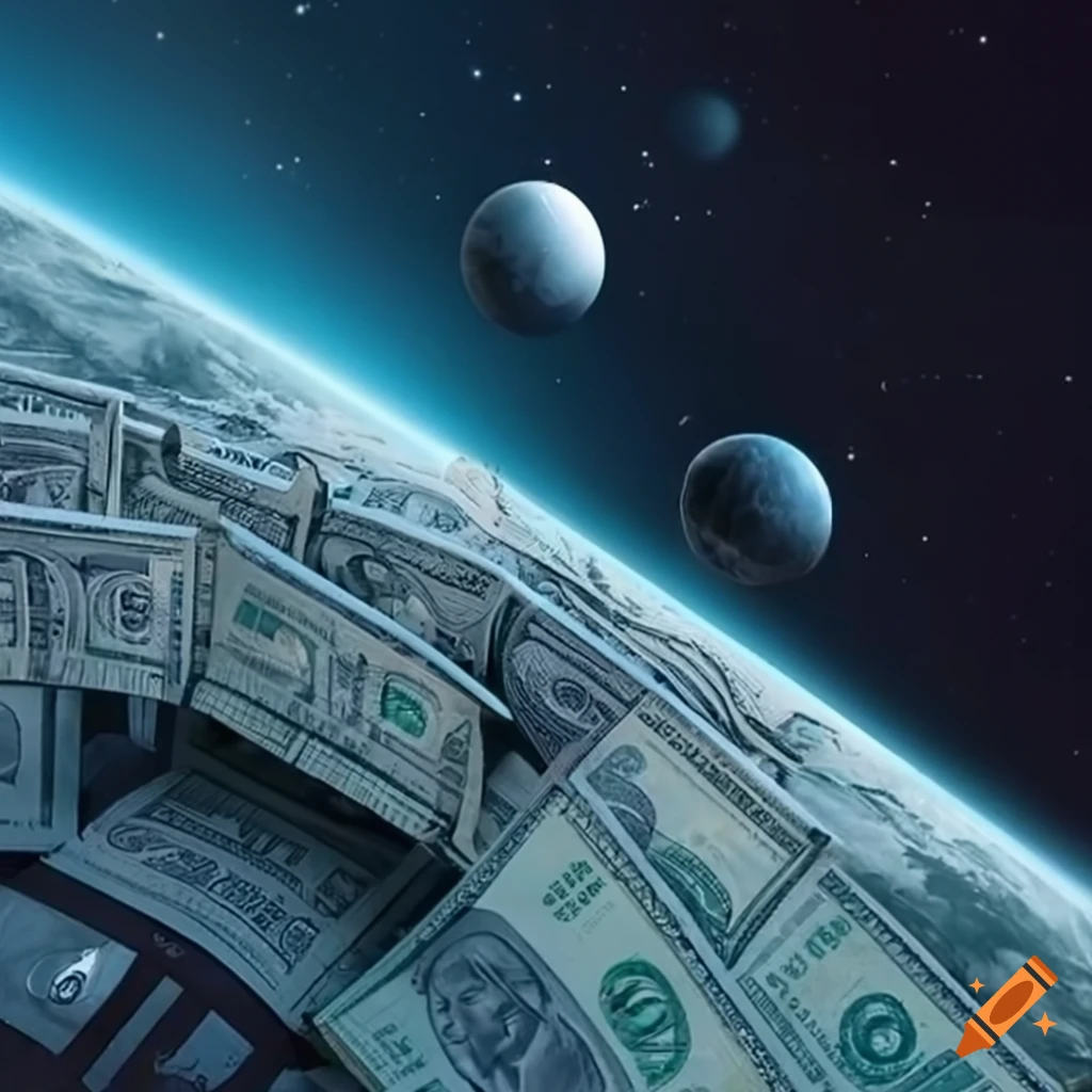Money bridge in space