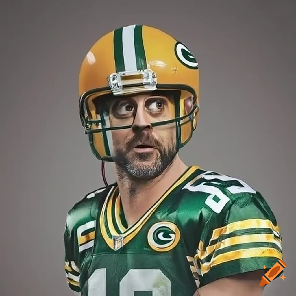 Paul chryst and aaron rodgers posing for the camera