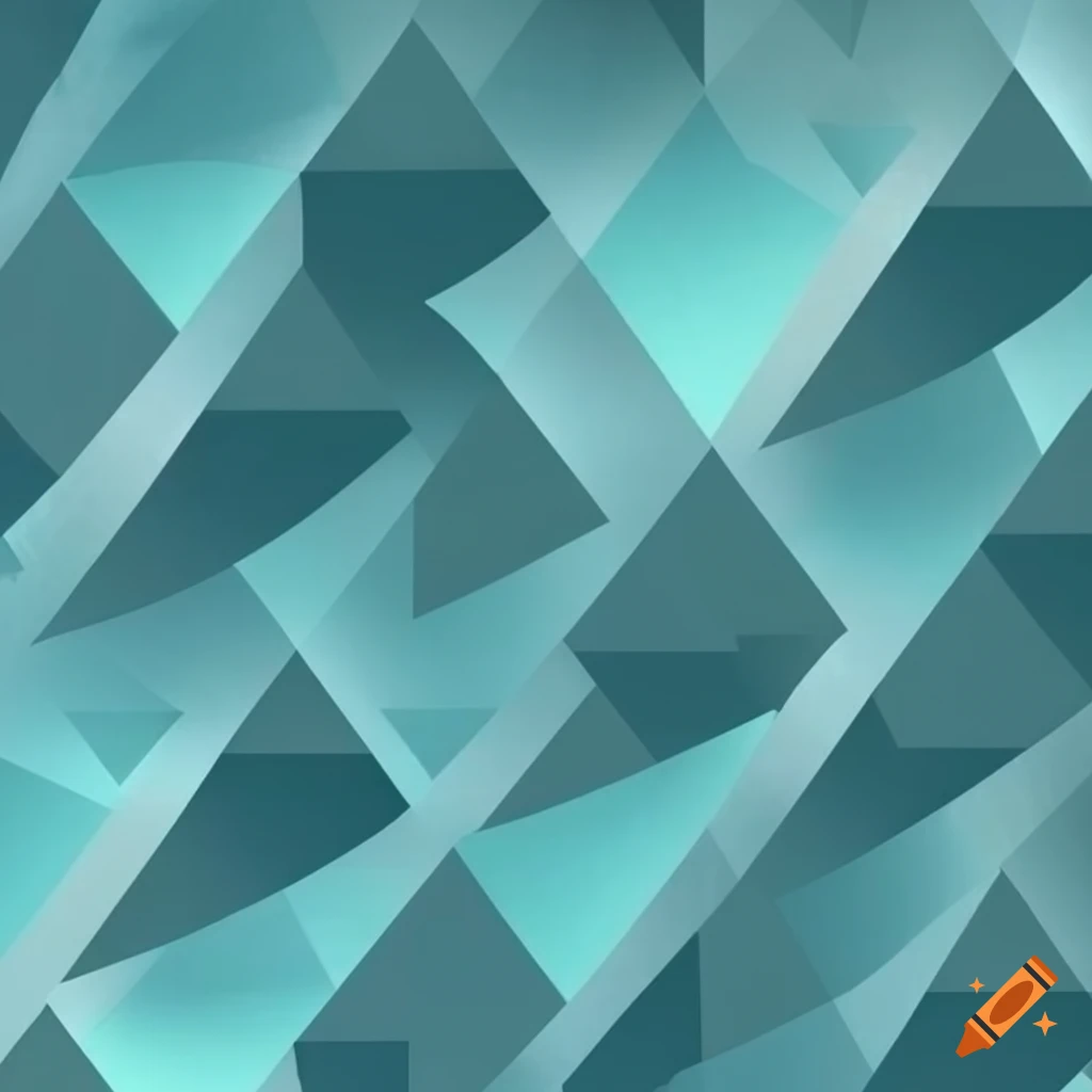 2D triangle wallpaper with trees and mountains in greyish colors on Craiyon