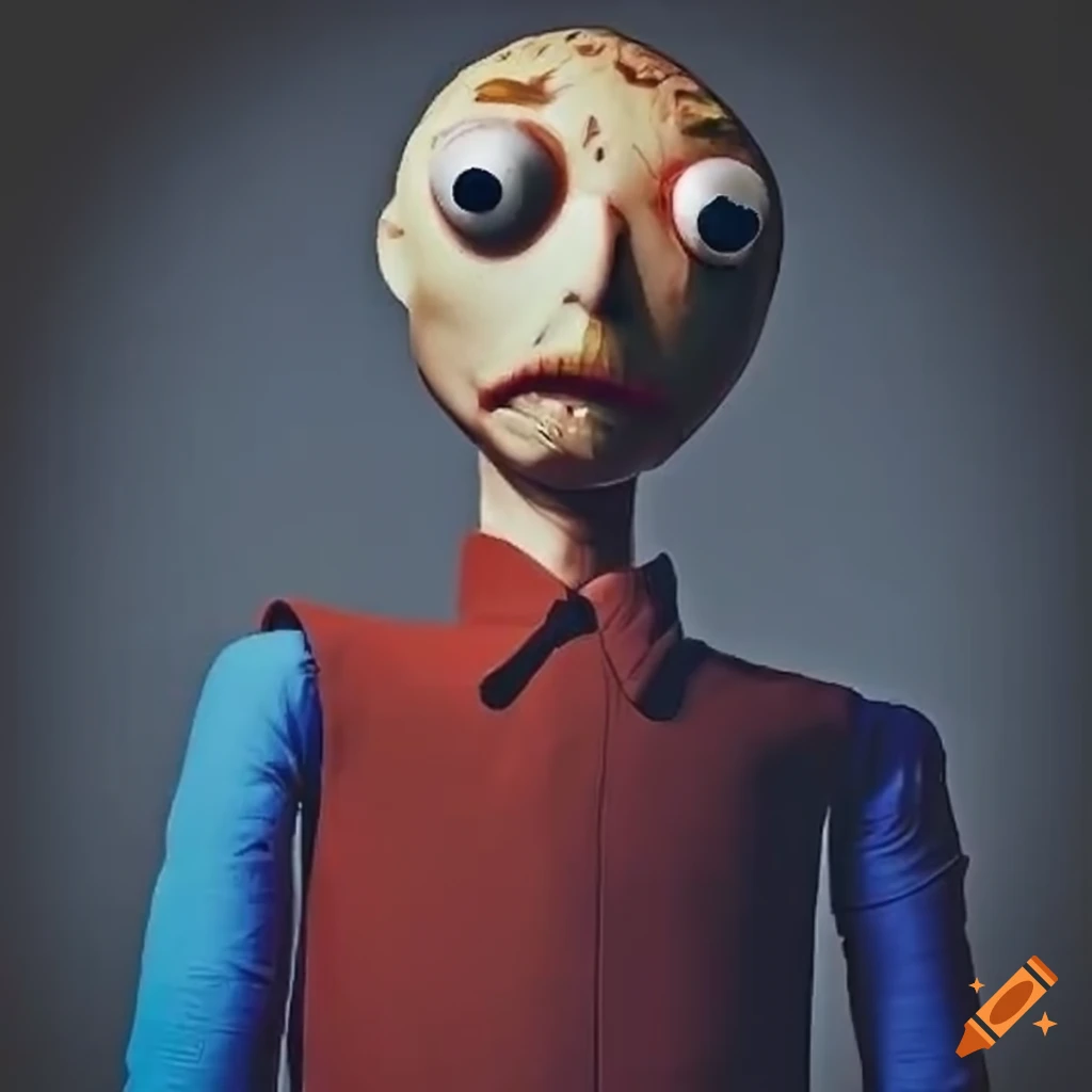 Intimidating bald man with a serious expression