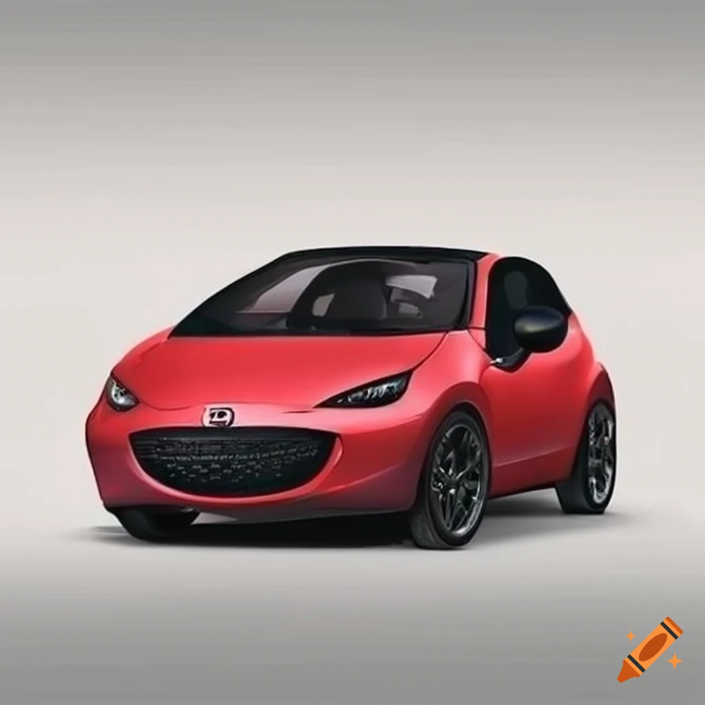 Custom car design blending features of Mazda mx-5 and Honda Jazz on Craiyon