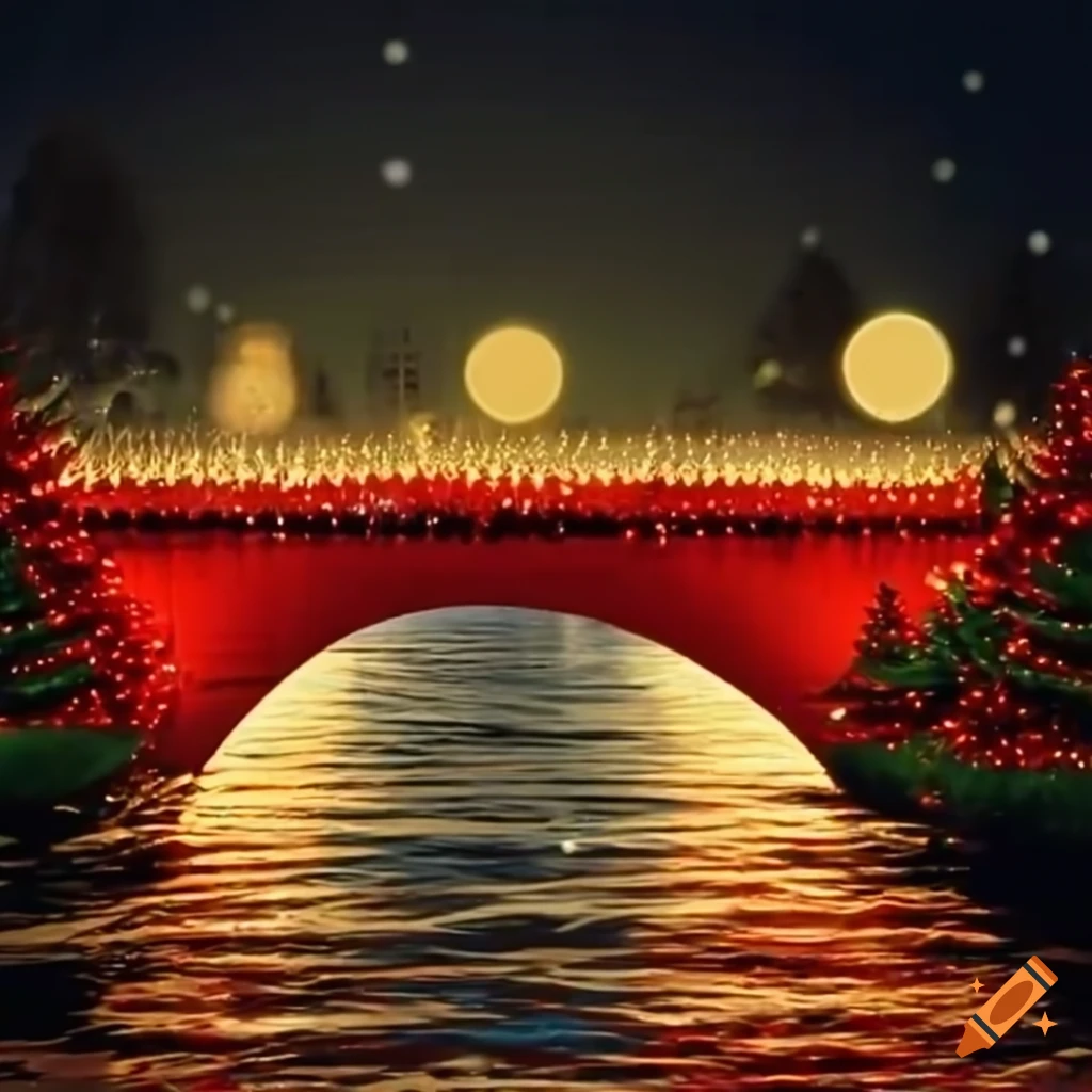 Holiday christmas bridge