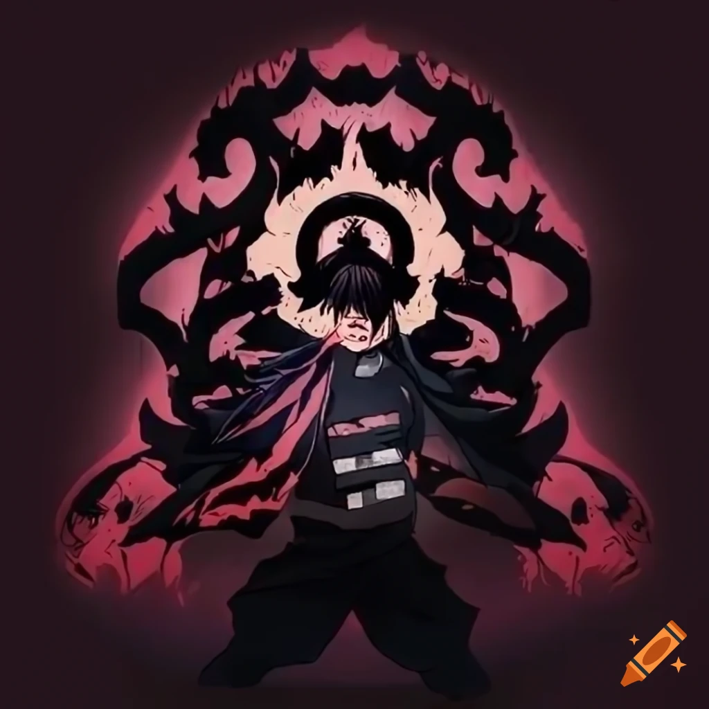 Demon slayer dark logo on Craiyon