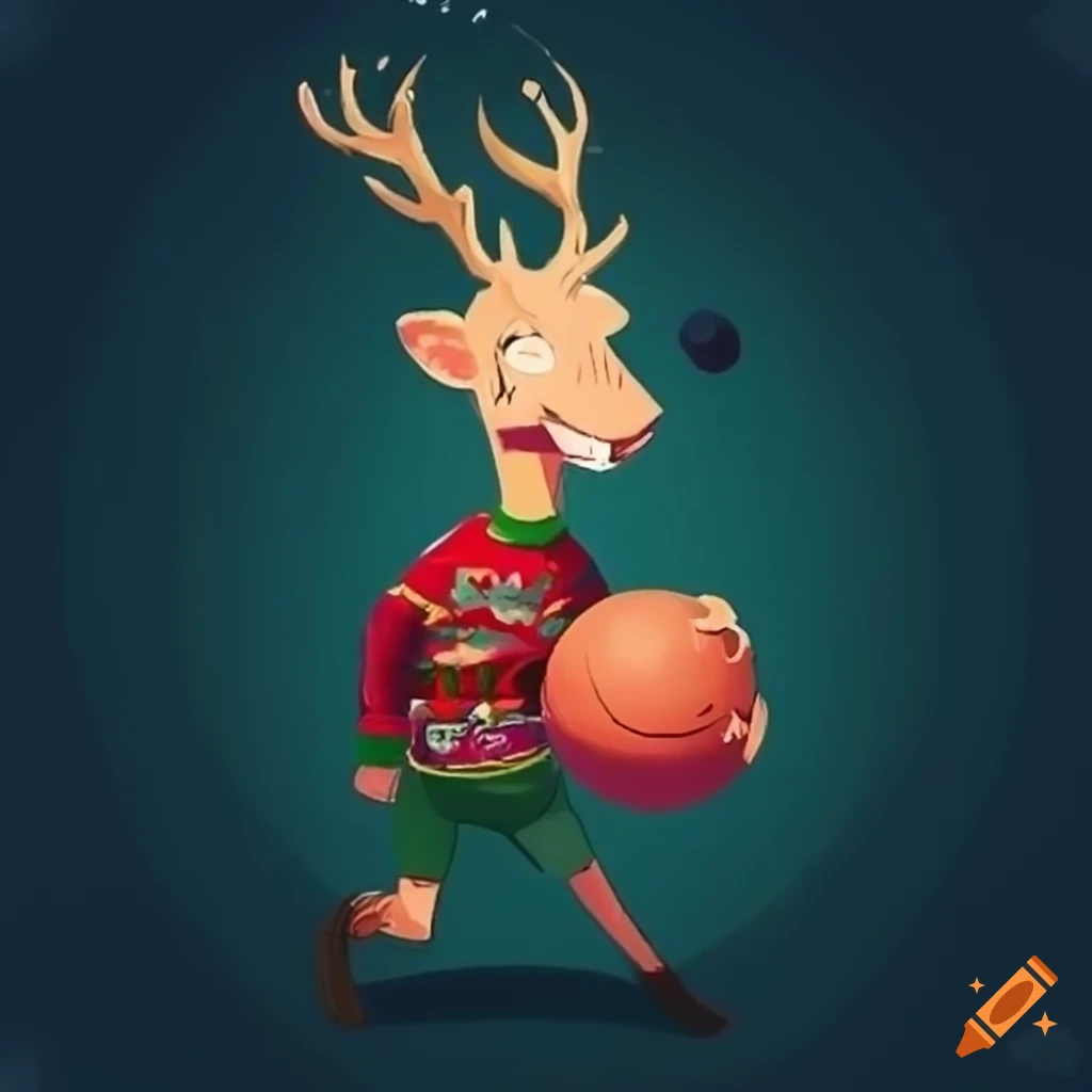 Christmas party poster with dodgeball, ugly sweater making, and pubquiz ...
