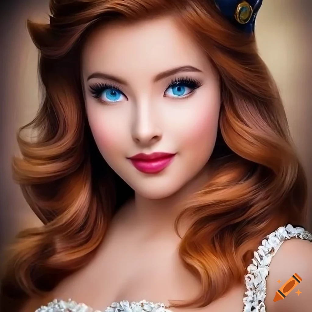 Portrait of princess daisy in super-detailed enhanced 4k resolution