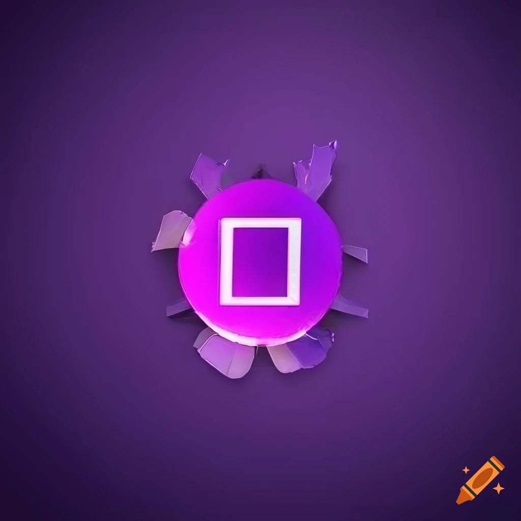 Captivating purple logo with a circle design for a Discord server on ...