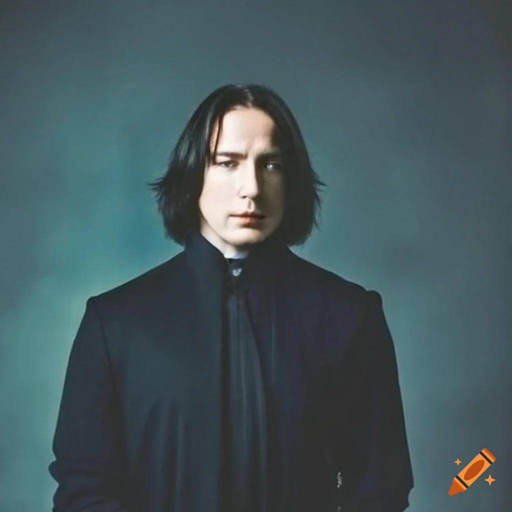 Portrait of severus snape, young teacher