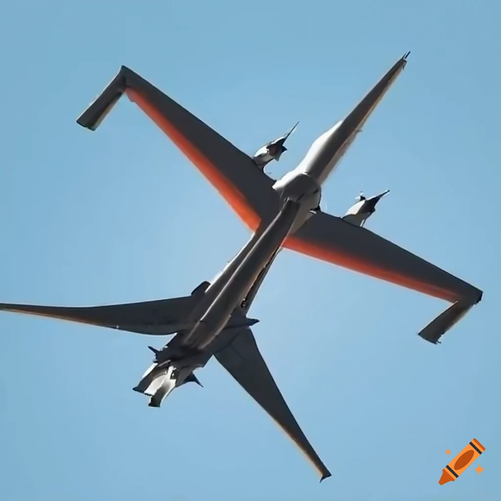 Vtol jet flying in formation