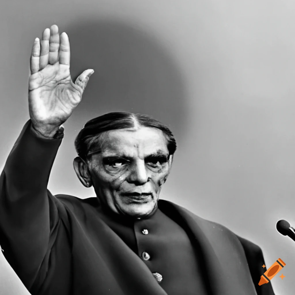 Quaid e Azam being sworn in as Prime Minister of Pakistan in a grand ...