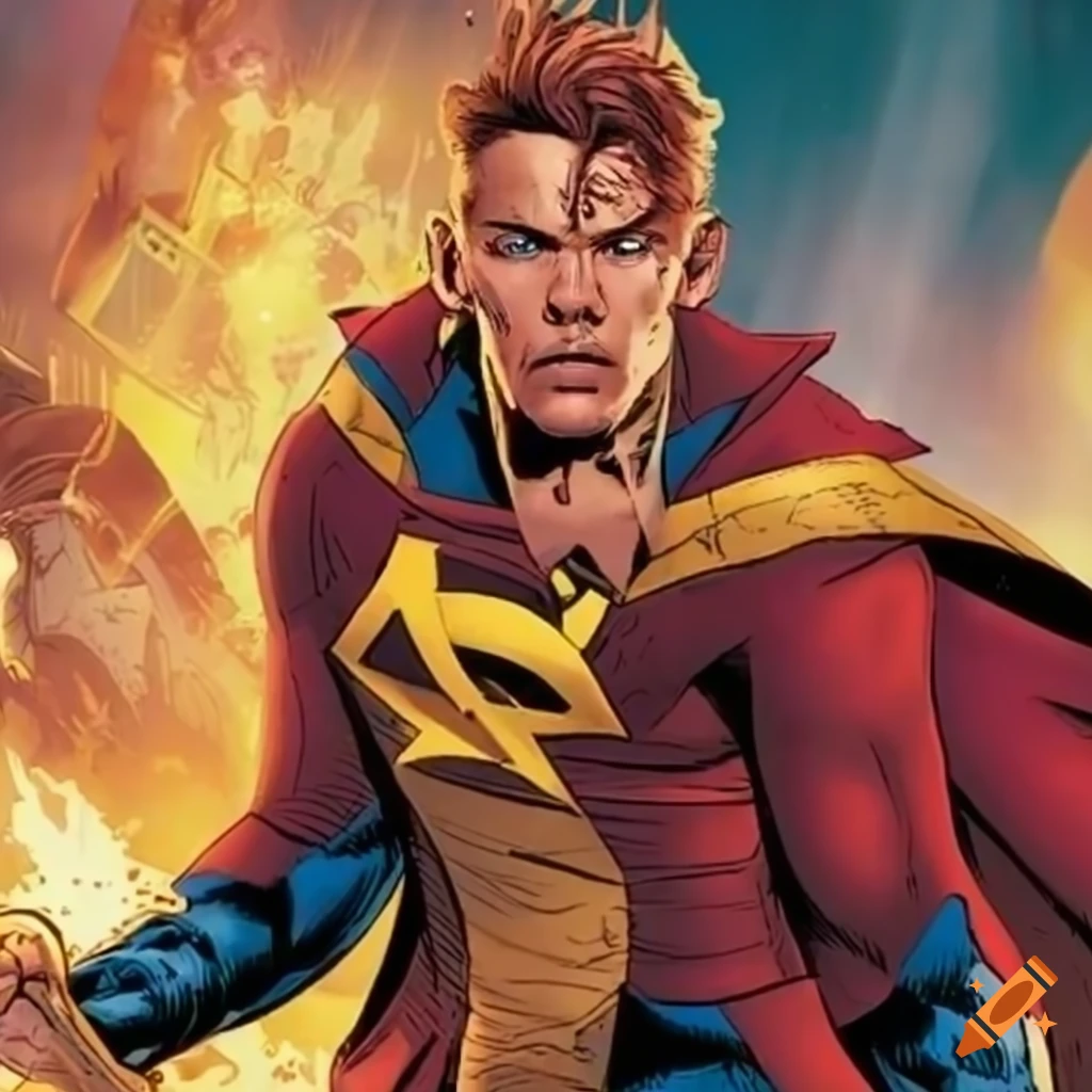 Artwork of the new superhero named bacon hawk on Craiyon