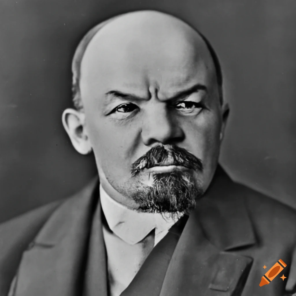 Vintage portrait of vladimir lenin in 1905 on Craiyon