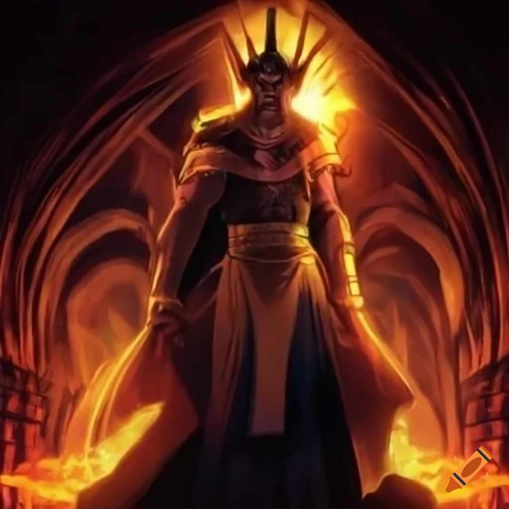 Powerful king with ultimate authority and supremacy