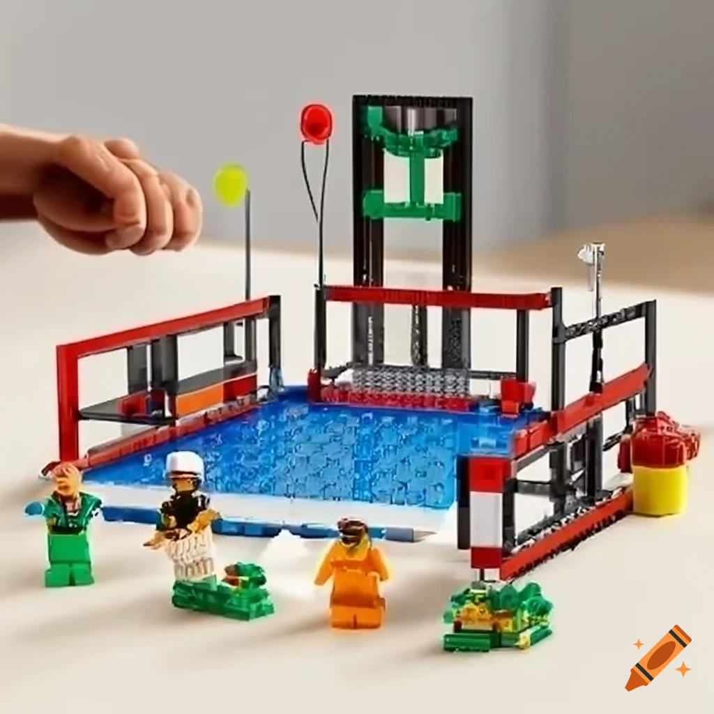 Padel course lego set