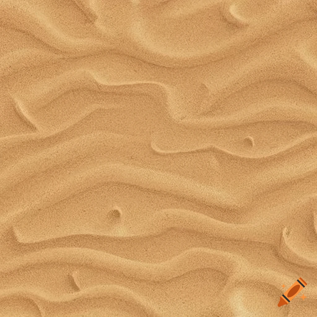 Artistic sand ground texture with anime-inspired style on Craiyon