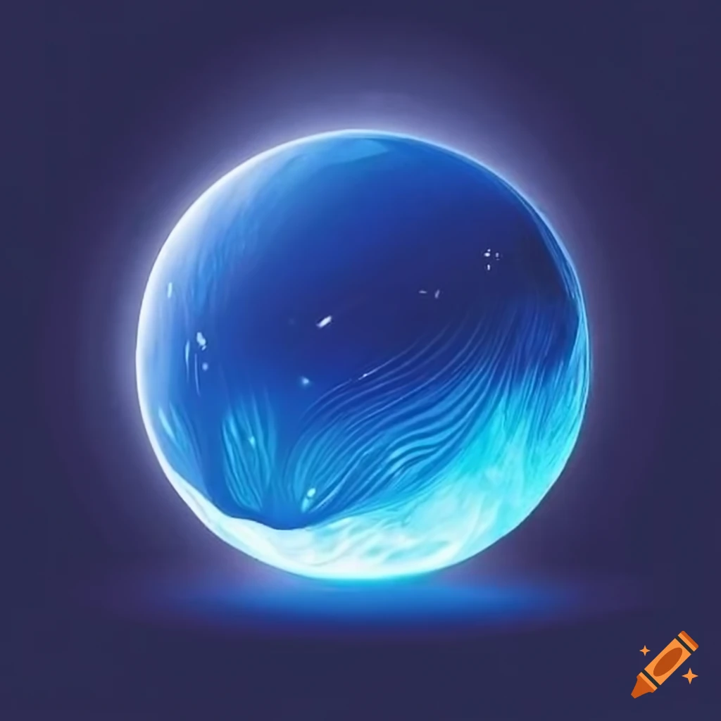 Blue orb