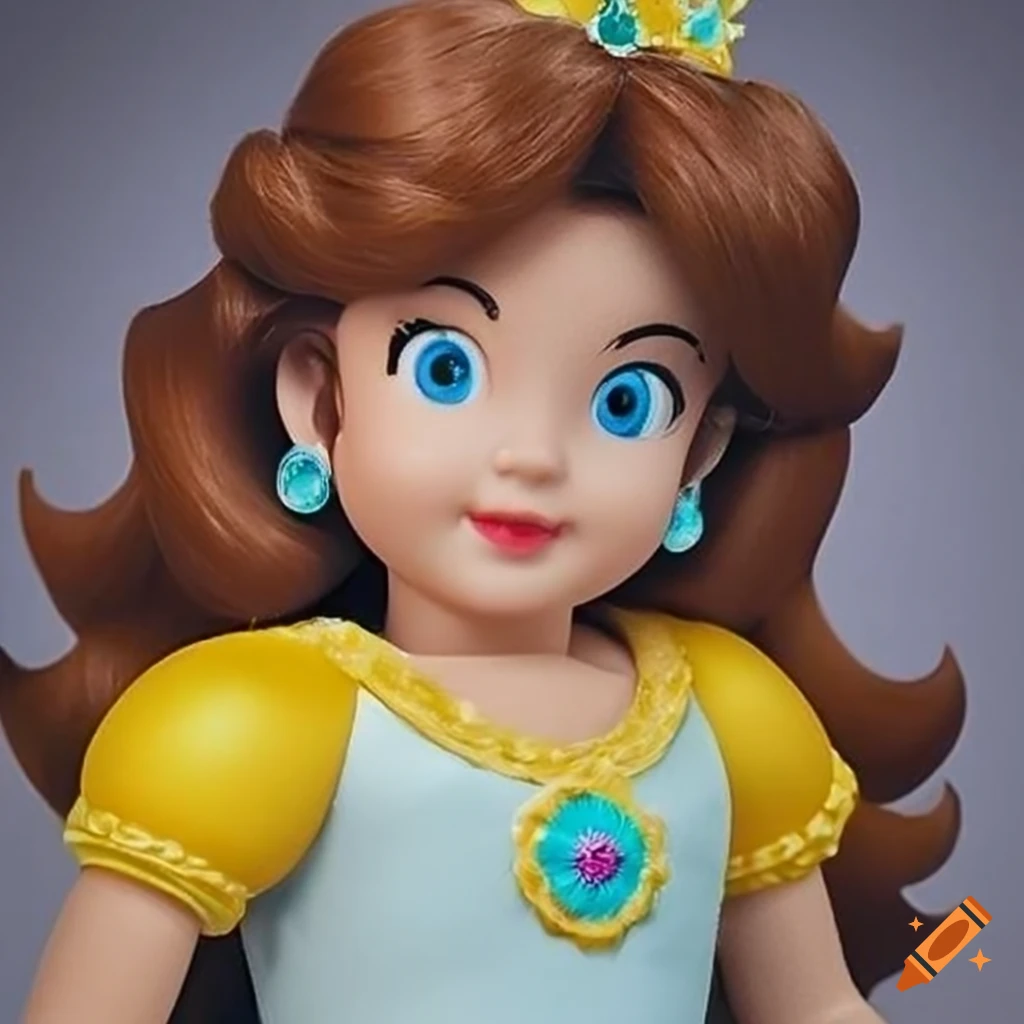 Beautiful princess daisy portrait in high-resolution 4k