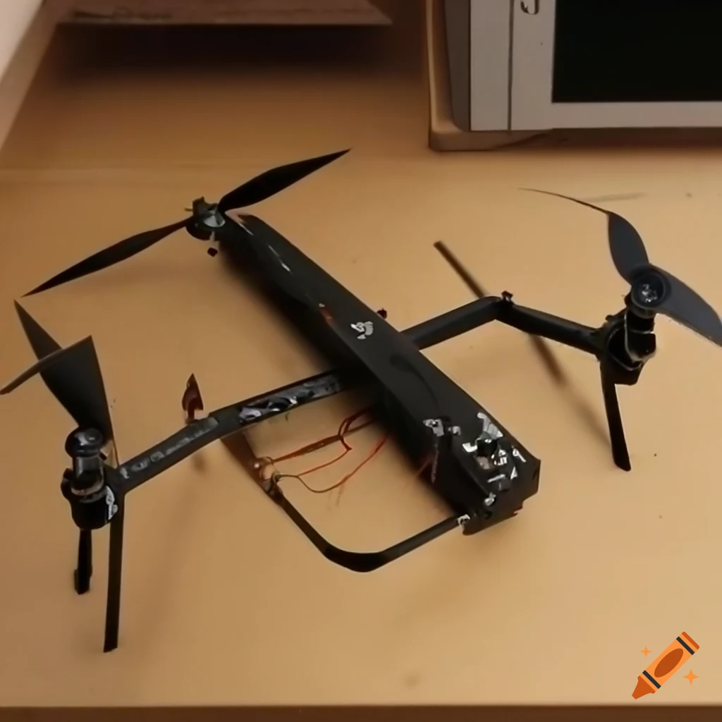 Homemade uav with lightweight plastic tube frame and brushless motors ...