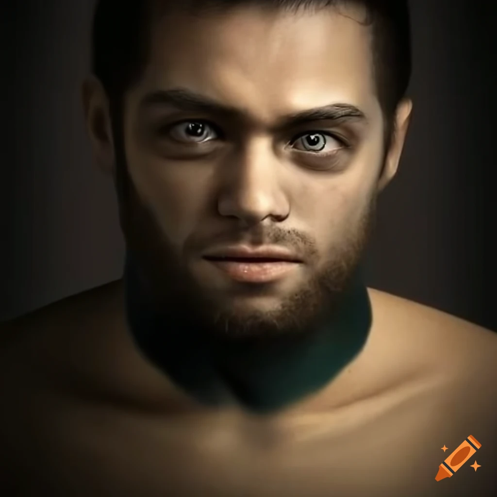 Realistic face on Craiyon