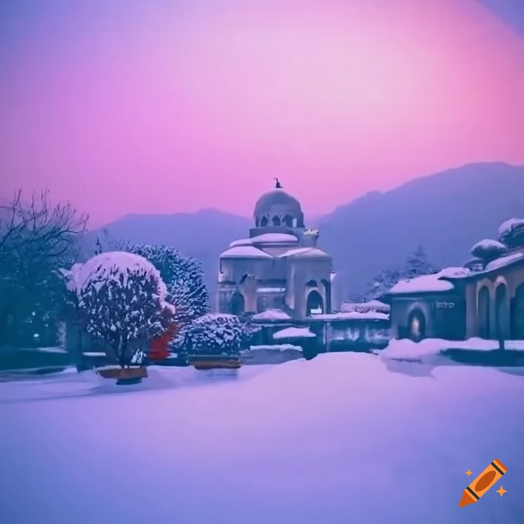 Alwar with snowfall on Craiyon