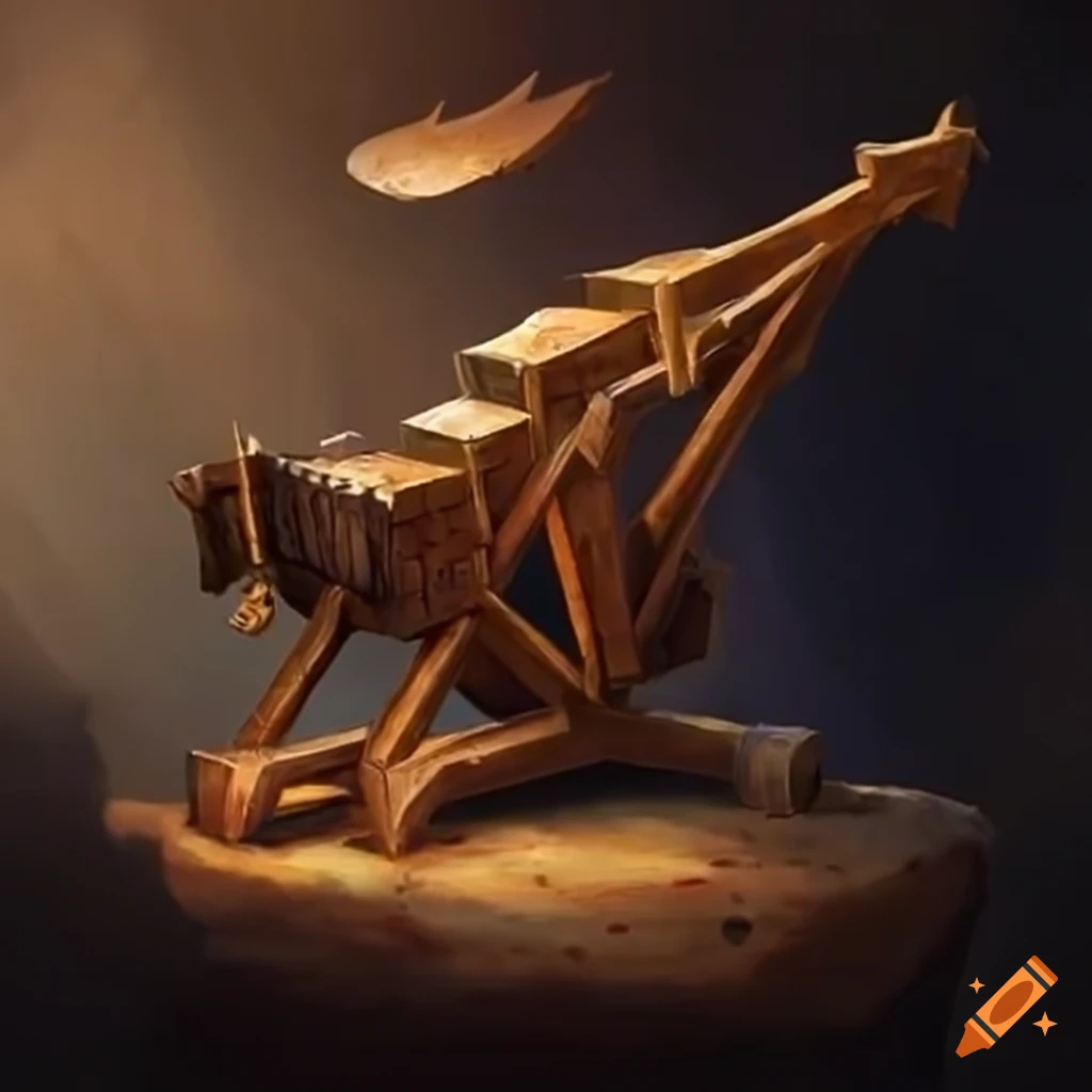 Catapult in a fantasy setting