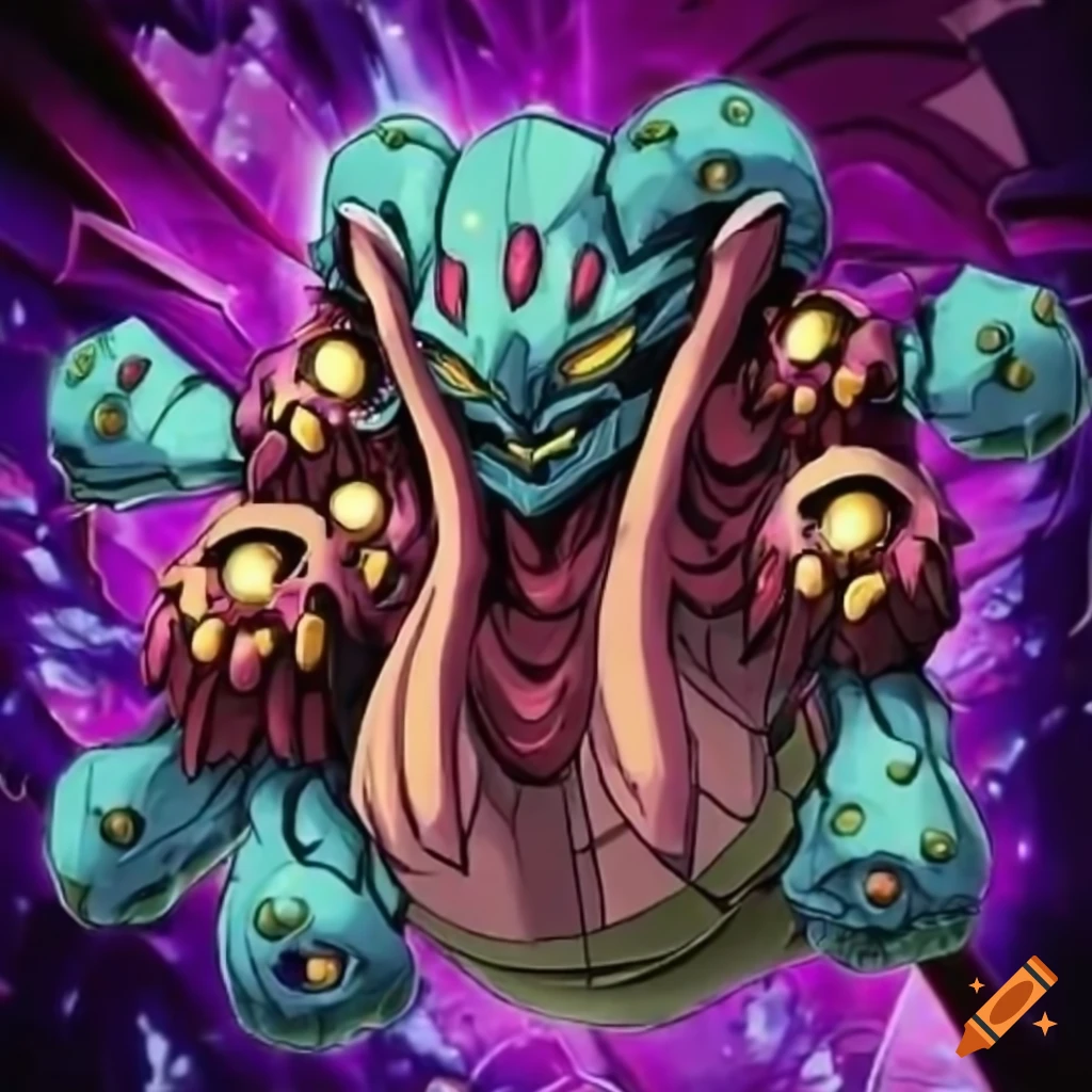 Giant enemy flower from anime yu-gi-oh