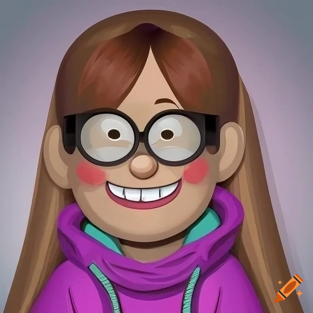 Portrait of mabel pines in high-resolution