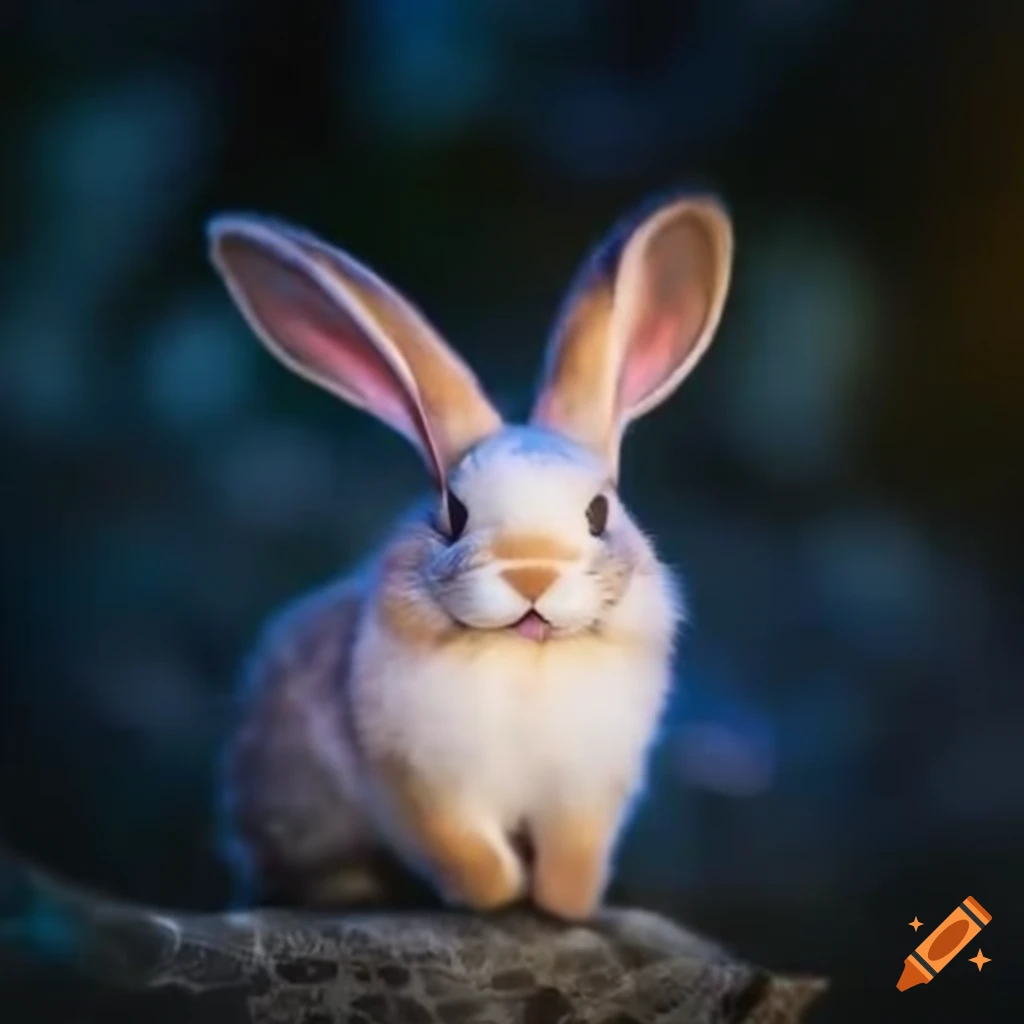 Adorable chibi rabbit