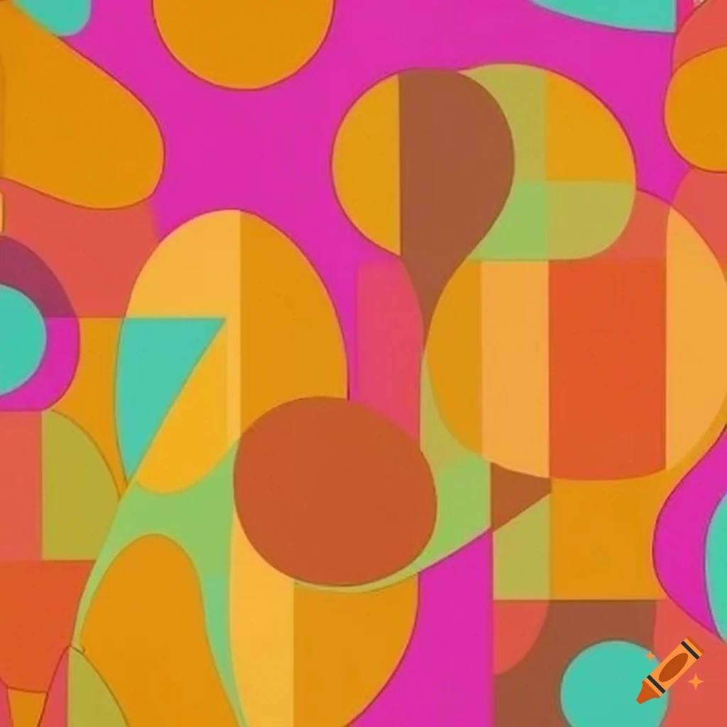 60s retro pattern design