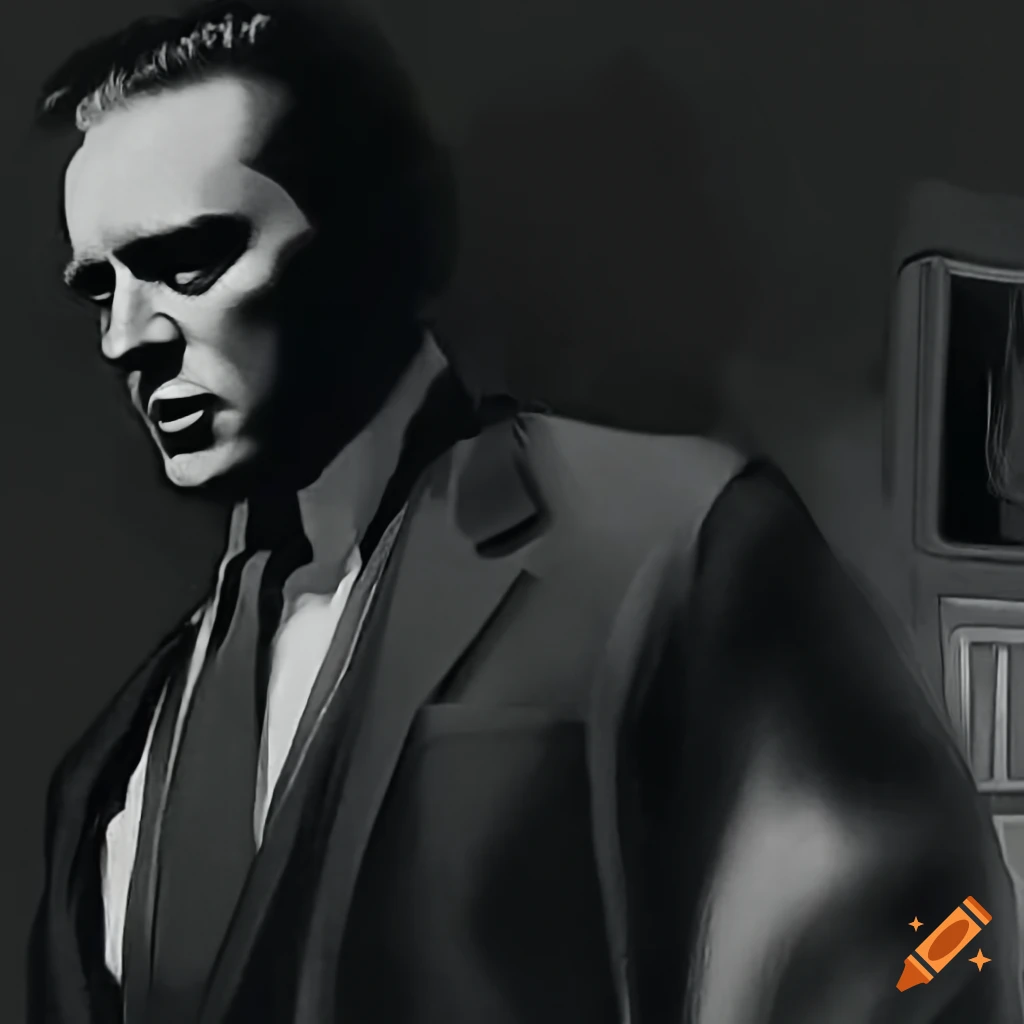 Black and white movie poster of richard burton as a menacing gangster ...