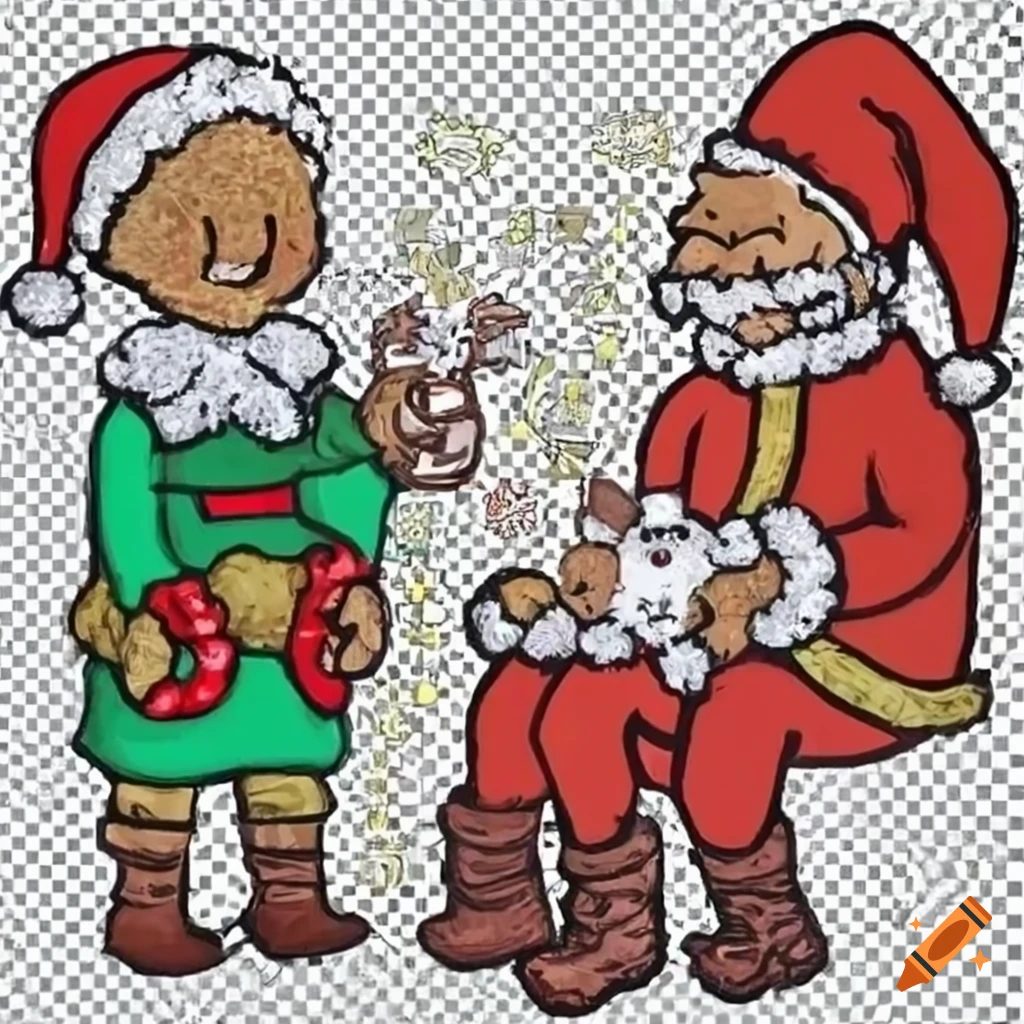 Christmas person on Craiyon