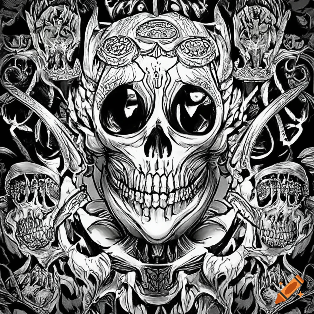 Unleash Your Creativity with Skull Coloring Book Pages
