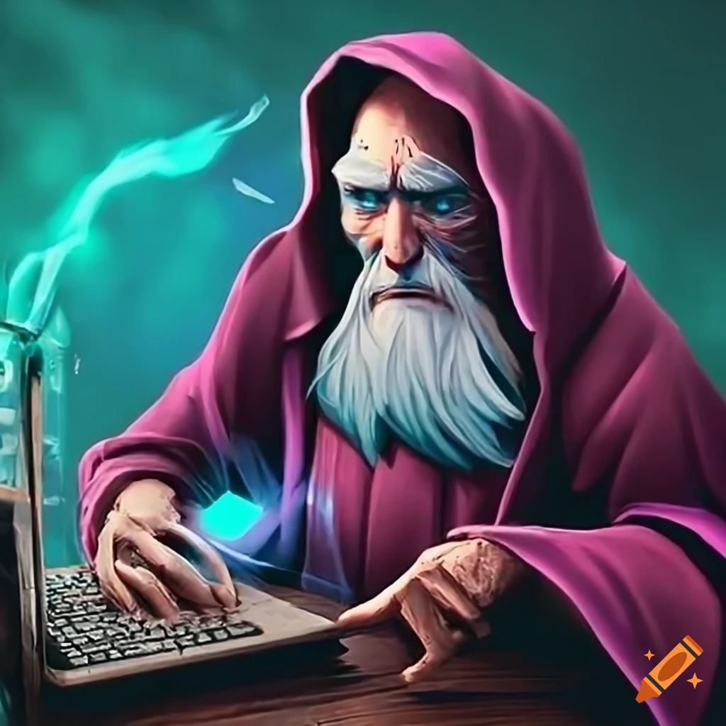 Wizard using a computer