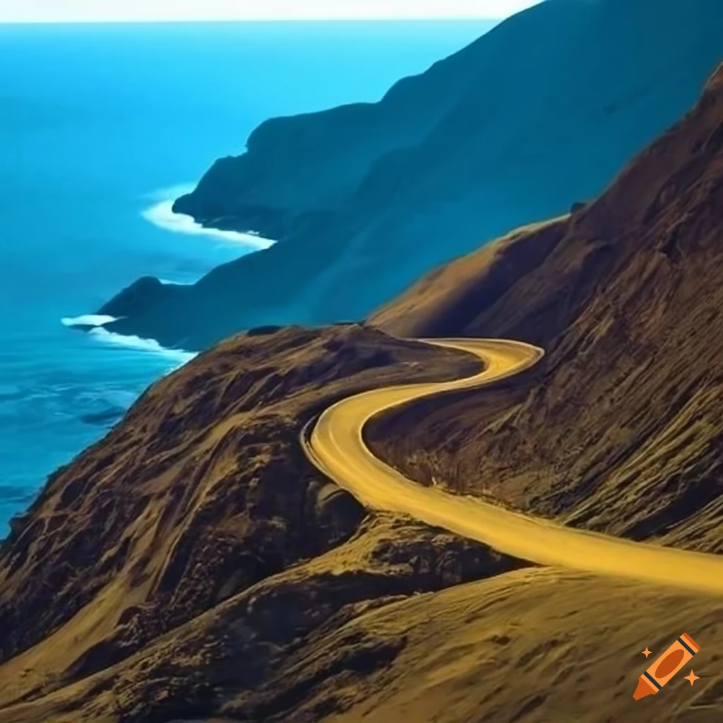 Coastal road to nowhere