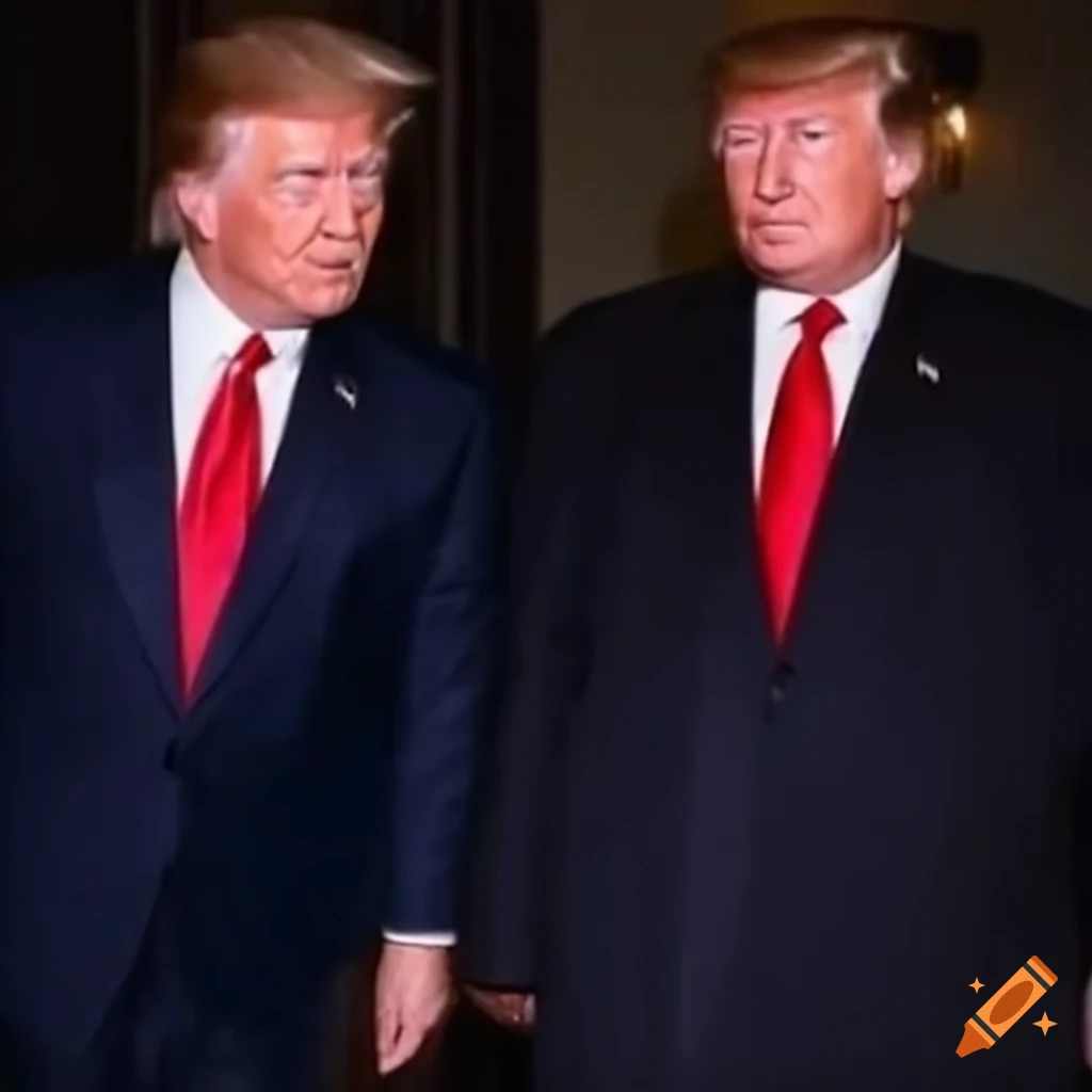 Satirical portrayal of donald trump's overweight brother on Craiyon