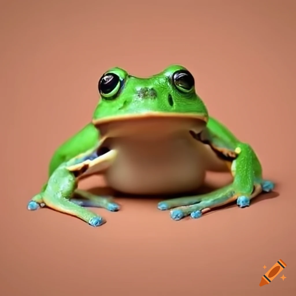 Frog expressing affection with 'i love you'