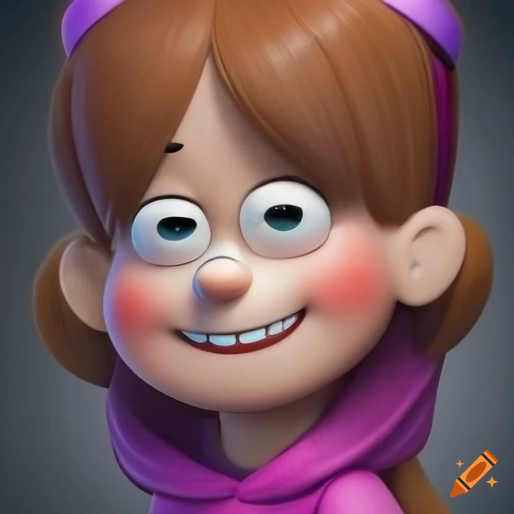 Portrait Of Mabel Pines In High Resolution 4k Detail On Craiyon